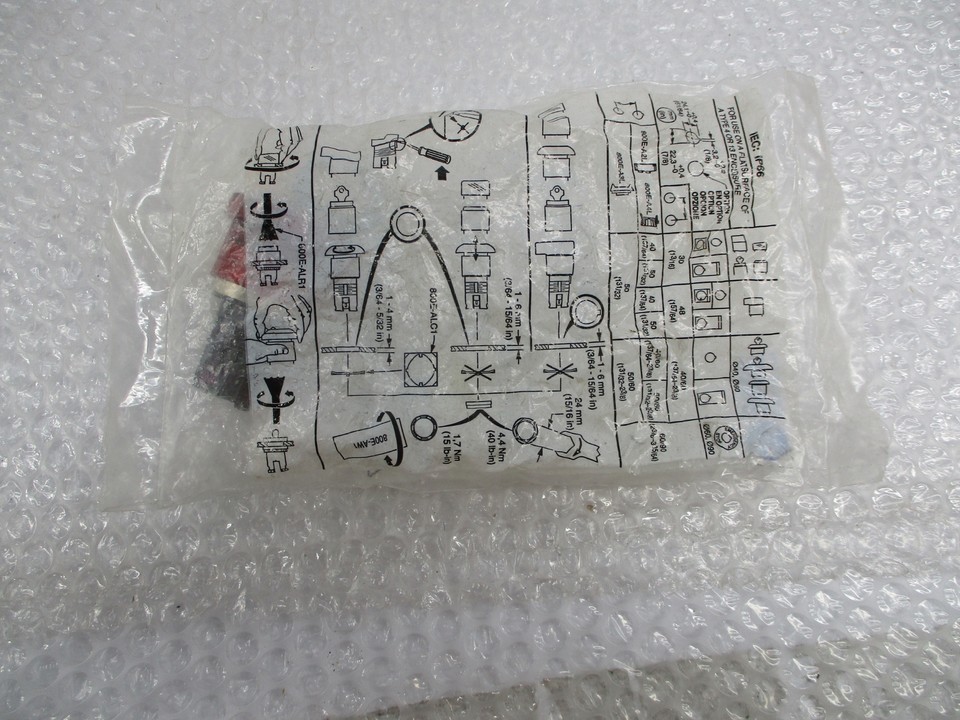 ALLEN BRADLEY 800EM-LMP24 SER.A PUSHBUTTON RED NSMP | eBay