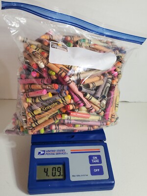 Vintage Crayola Over 4 Pound Lot Loose Bulk Crayons Made In USA ...