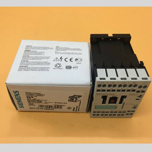 New Siemens Contactor Non-Reversing 24VDC Coil 9A 3-Pole 3RT1016-2BB42 ...