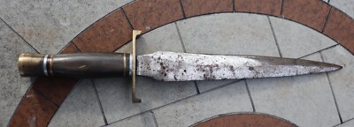 Antique hunting double edged dagger, India or Pakistan, 1900-1950? | eBay