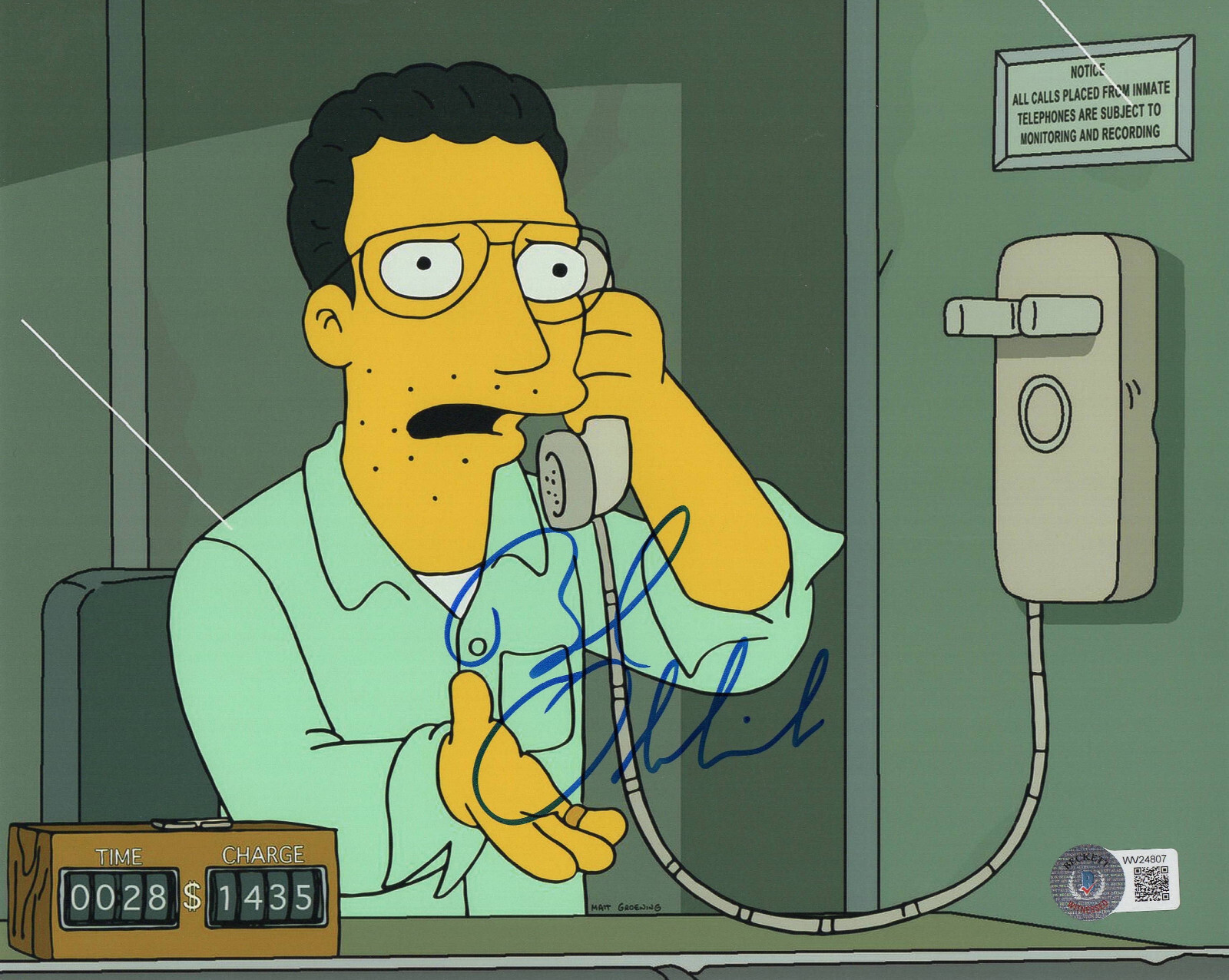 BOB ODENKIRK AUTOGRAPH SIGNED THE SIMPSONS 8X10 PHOTO BECKETT BETTER ...