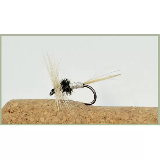 Caenis Dry Trout Flies, 6 Pack, Choice of sizes, BARBLESS. Best Dry ...