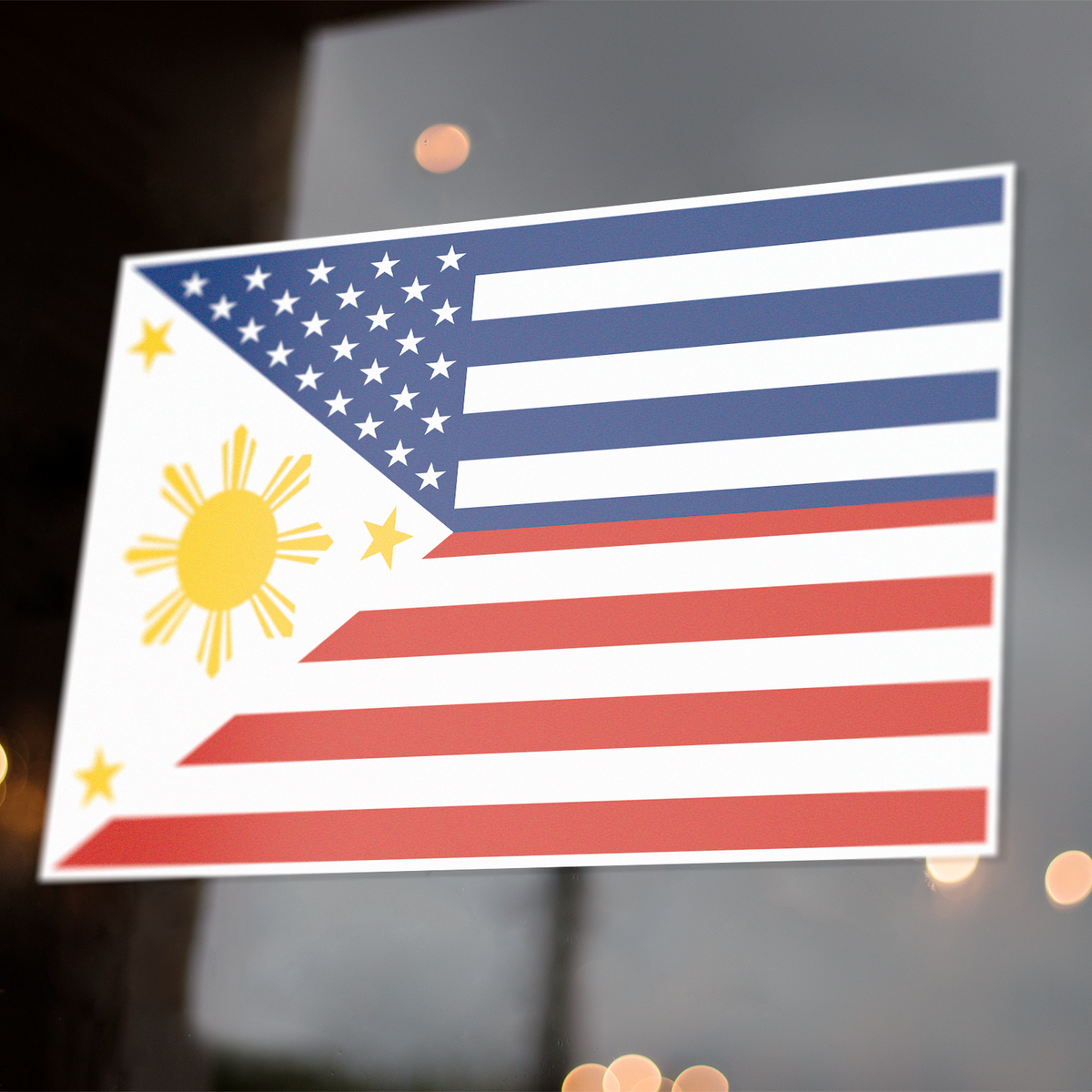 Filipino American Flag RocketWraps.net