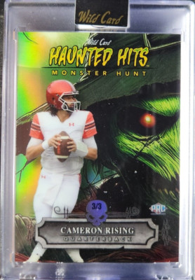 Cameron Rising 2024 Wild Card Haunted Hits #HHS-CR PRC /3 | eBay