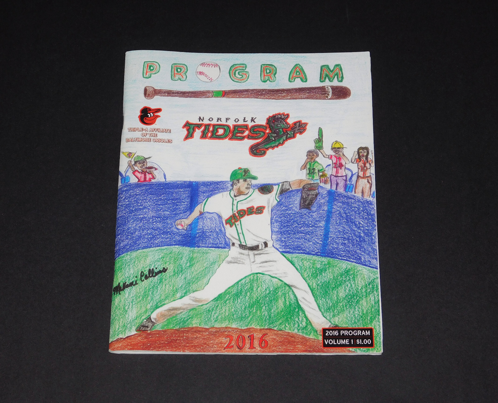 Norfolk Tides MiLB Minor League Baseball 2016 Program Orioles Triple-A ...