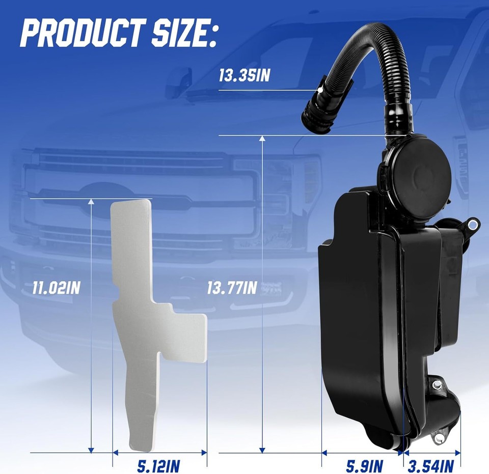 2011-2016 Ford 6.7L Powerstroke Diesel PCV CCV Oil Separator Assembly ...