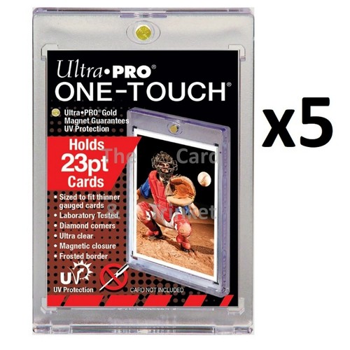 5x Ultra PRO One-Touch 23pt Magnetic Card Display Holder Standard UV ...