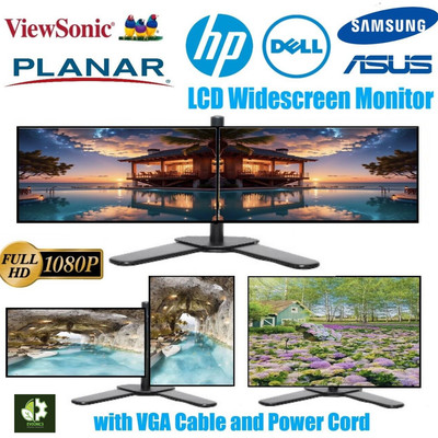 🔥Brand 19" 22" 23" 24"27" Monitor FHD LCD for Gaming Desktop Computer ...