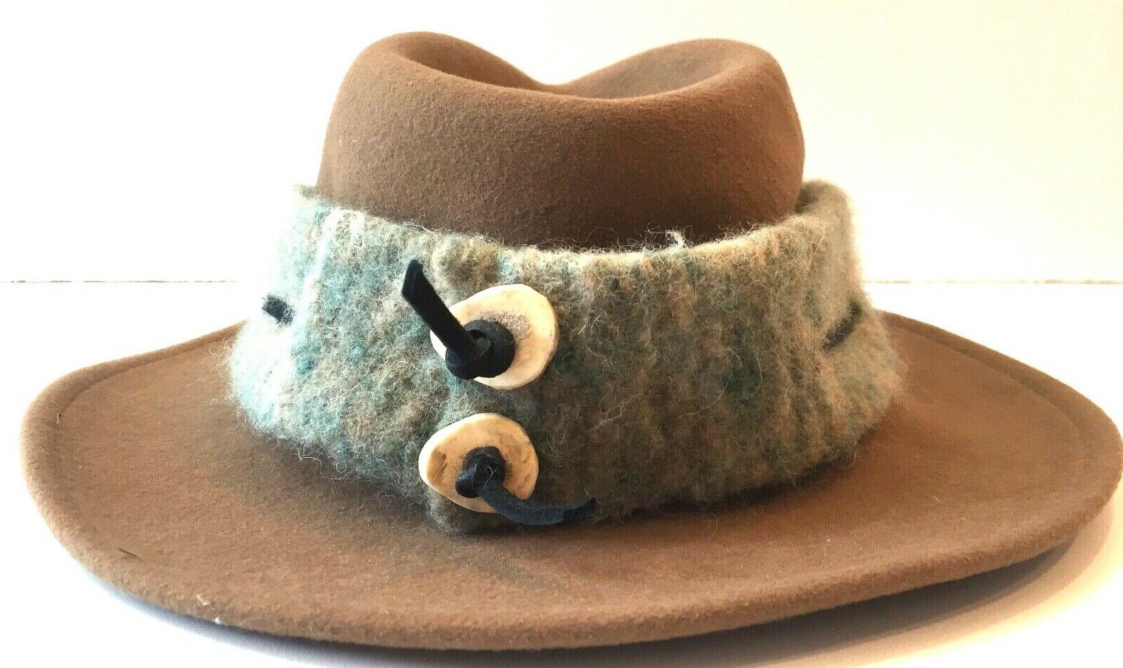 100% Wool Lite Felt Packable Hat, Made USA, Water Rep… - Gem