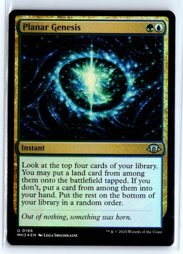 MTG Magic the Gathering Card - FOIL Planar Genesis - Modern Horizons 3 ...