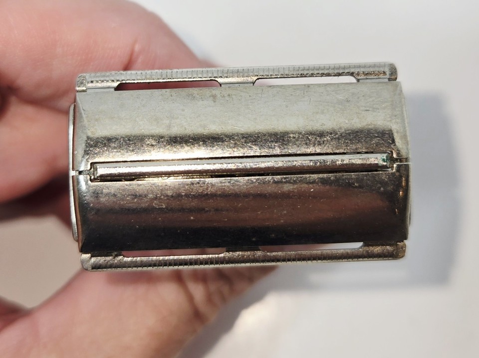 Vintage 1957 Gillette C1 Blue Tip Super Speed Double Edge Safety Razor ...