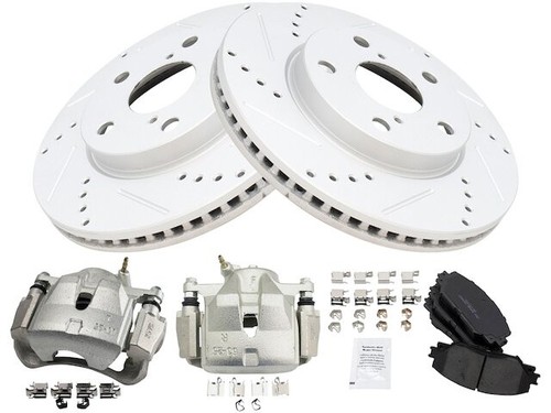 For 2008-2015 Scion xB Brake Pad Rotor and Caliper Set Front 55197MPZV ...