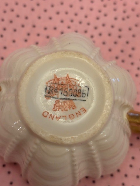 Wileman Pre Shelley England Bouillon Soup Cup & Saucer "Shell" Pattern ...