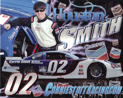 2011 HOUSTON SMITH CHEVRON/ CORRIE STOTT #02 LATE MODEL POSTCARD | eBay