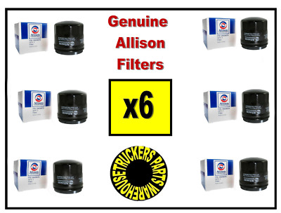 ALLISON TRANSMISSION T1000 SPIN ON FILTER Set of 6 pcs (OEM) | eBay