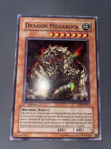 CARTE YU-GI-OH! DRAGON MEGAROCK TLM-FR015 EXCELLENT ETAT FR | eBay
