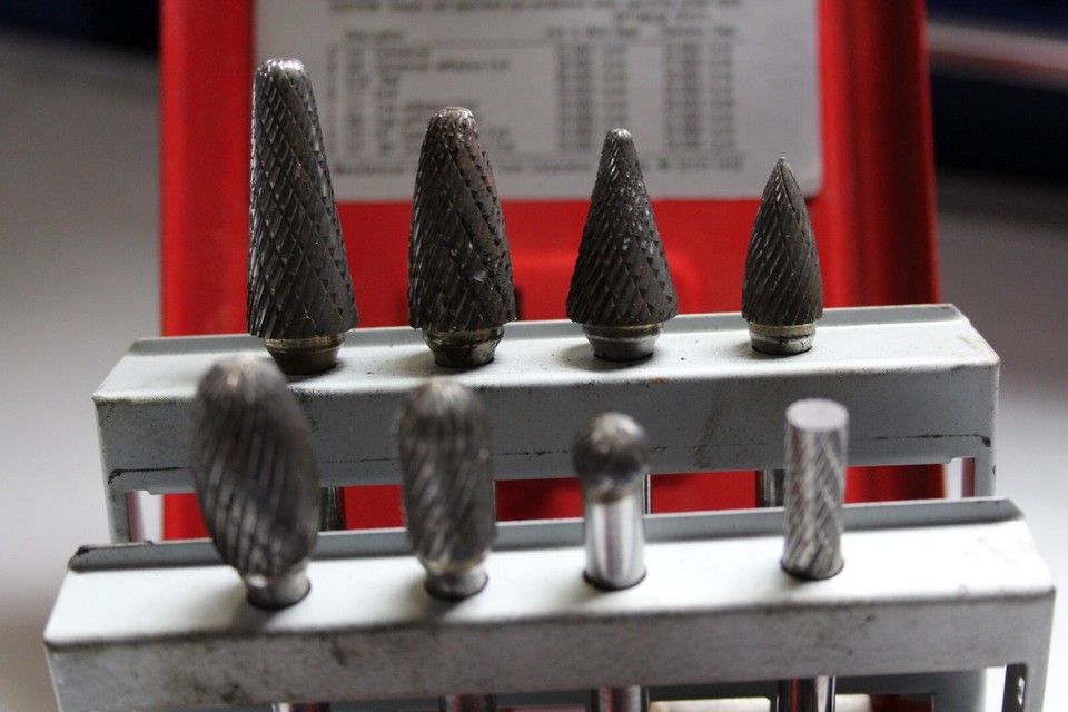 SNAP-ON TOOLS 8 pc Carbide Burr Set Grinding burrs VWB800D USA | eBay