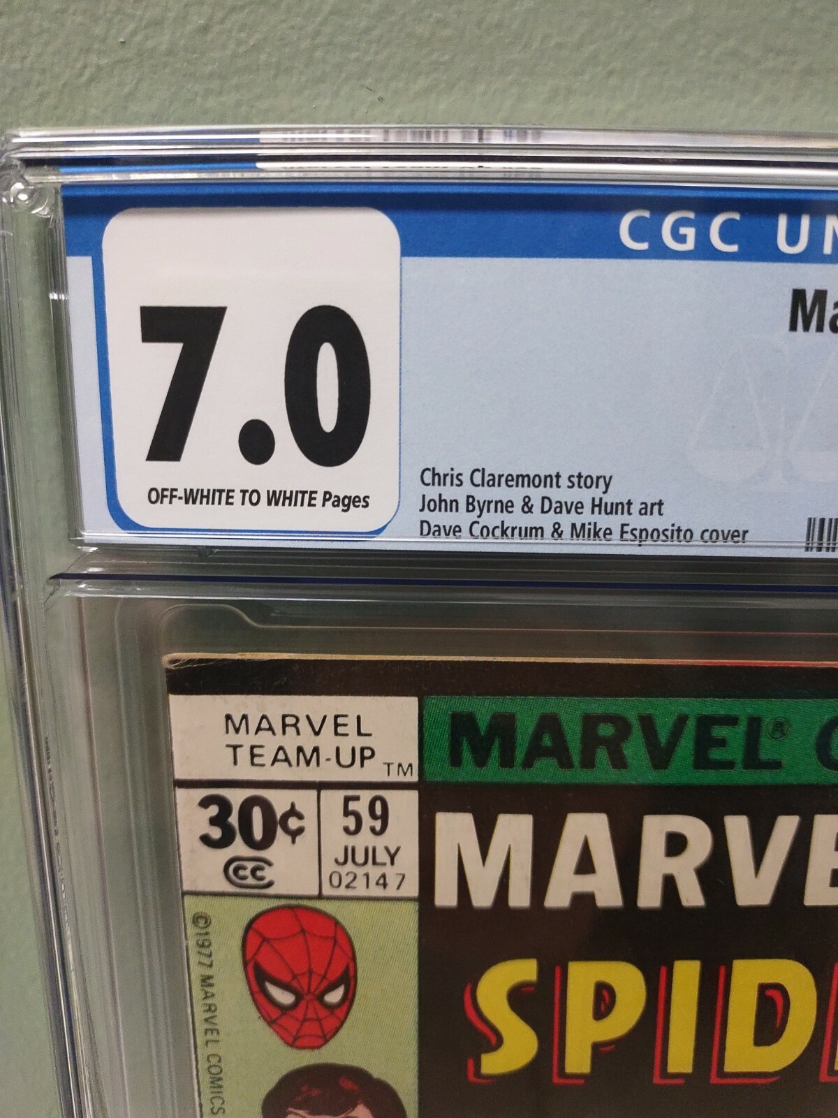 Marvel Team-Up #59 CGC 7.0 Spider-Man Wasp Yellowjacket 1977 **FREE ...