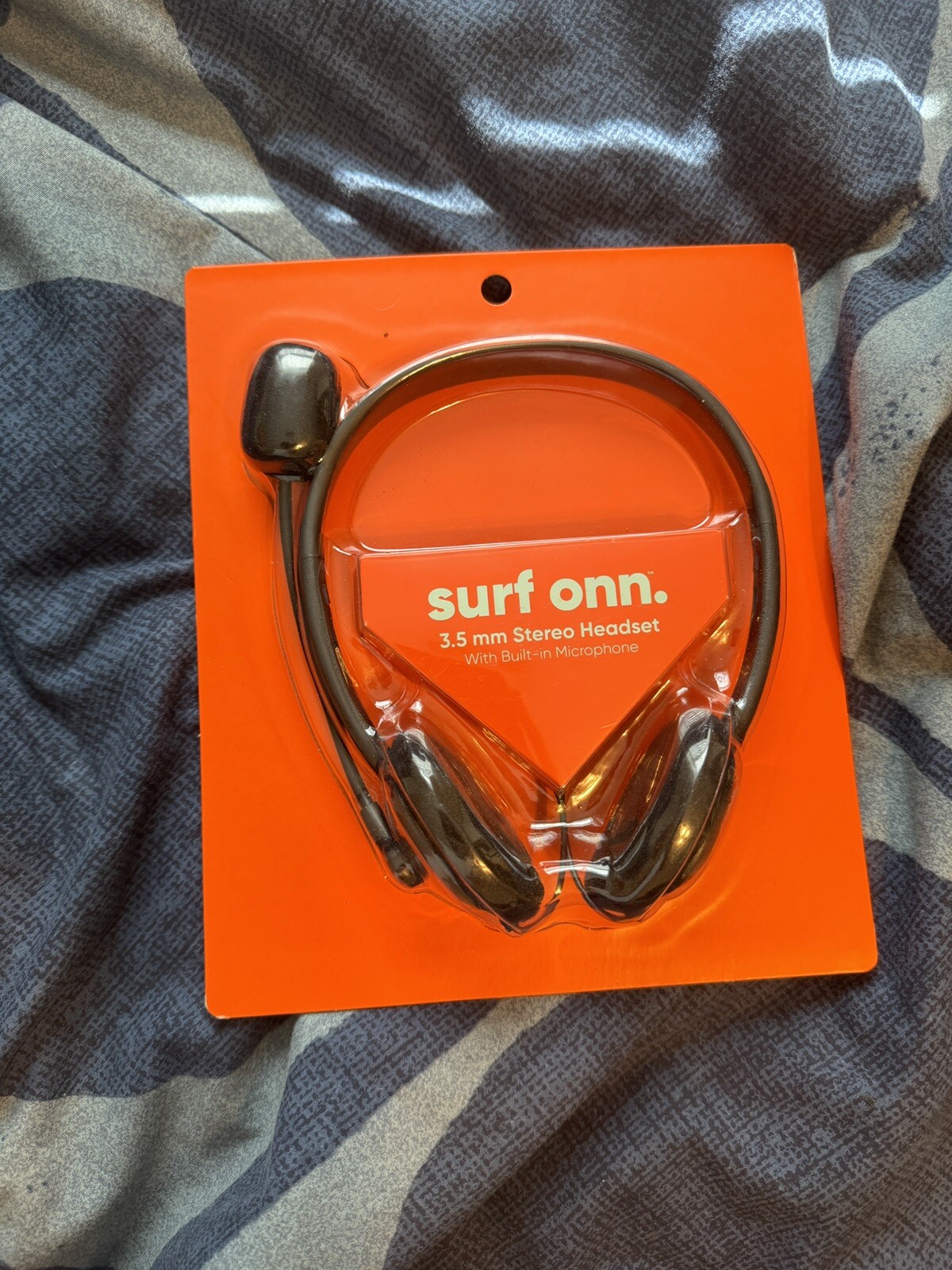Surf Onn 3.5 mm Stereo Headset with Built-in Microphone - New | eBay