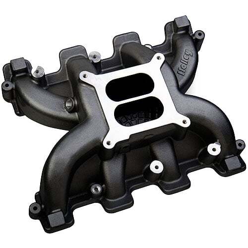 Holley 300-129BK Dual Plane Mid-Rise Intake Manifold GM LS3/L92 ...
