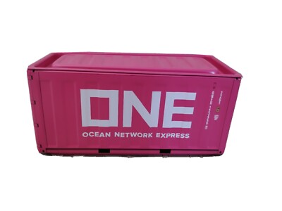 "ONE" Shipping Container Tin Interior Ocean Pink | eBay