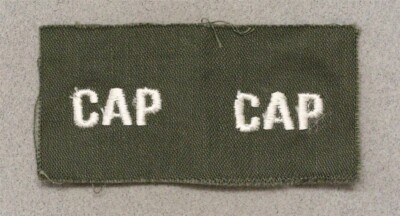 Civil Air Patrol Patch 1070: CAP Cloth Collar Tab set, on OD | eBay