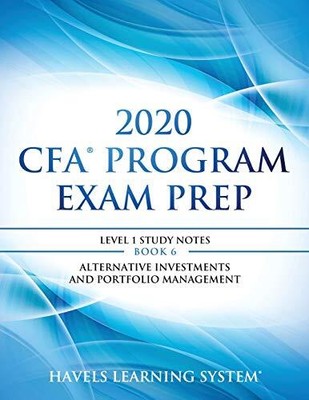 2020 CFA Program Exam Prep Level 1: 2020 CFA Level 1, Book 6 ...