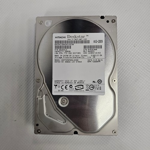 Hitachi Deskstar Desktop Drive 500GB HDD SATA II 7200RPM 3.5 in ...