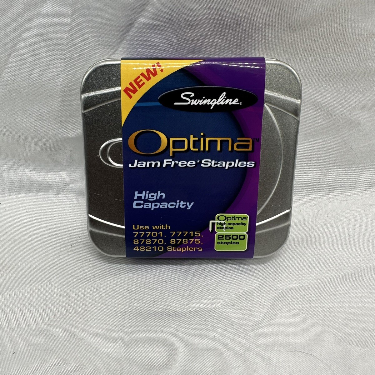 Length Jam Free 125 Strip 2500 Swingline Optima High-Capacity Staples 3 ...