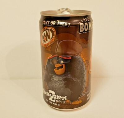 A&W Empty 7.5 Fl Oz Root Beer Can 2019 Angry Birds 2 Movie Bomb 2 of 6 ...
