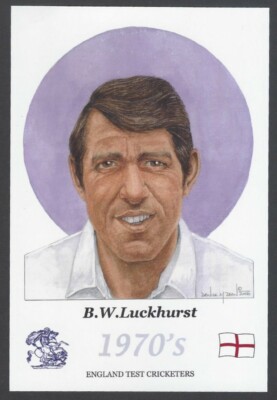 AOP CRICKET limited edition (100) Wisden artist D. Dean postcard BRIAN ...