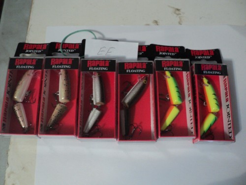 6 -RAPALA J-7 JOINTED STICK BAITS NIP (MIXED COLORS) LOT EE | eBay