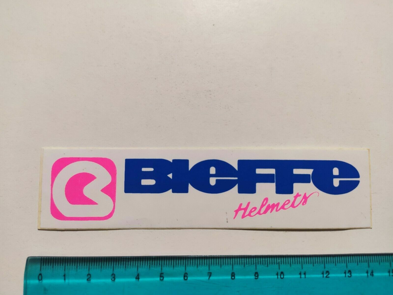 ADESIVO BIEFFE HELMETS STICKER AUTOCOLLANT AUFKLEBER VINTAGE 80s ...