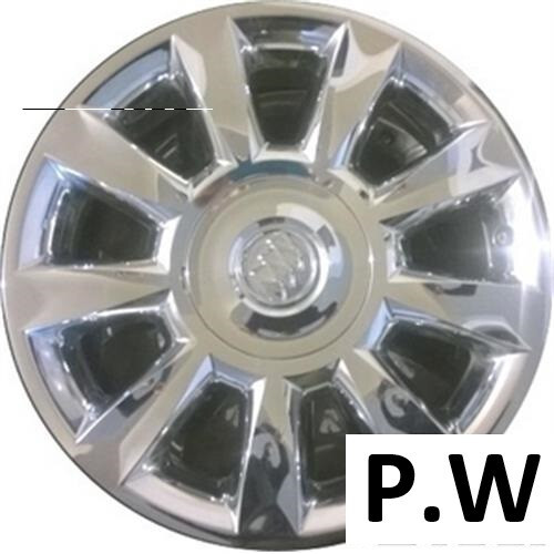 19in Wheel for Buick Enclave 11-15 Chrome Grade B Alloy Rim w/o Center ...