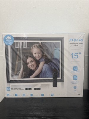 Fullja F15 Digital Photo Frame 15" 32GB WiFi Picture Frame | eBay