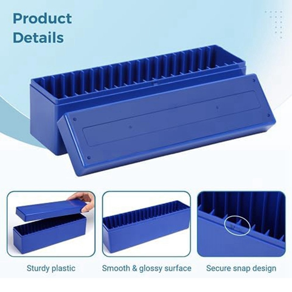 Coin Slab Storage Boxes, 3 Packs Coin Holder Organizer Boxes with 20 ...