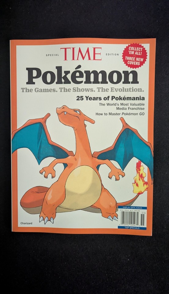 Time Magazine Pokemon Charizard | eBay