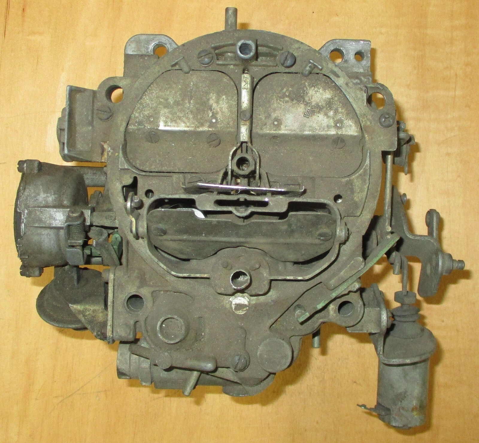USED 4 BARREL ROCHESTER Q-JET CARBURETOR 17057504 2866 R4-M4MC 1975-77 ...
