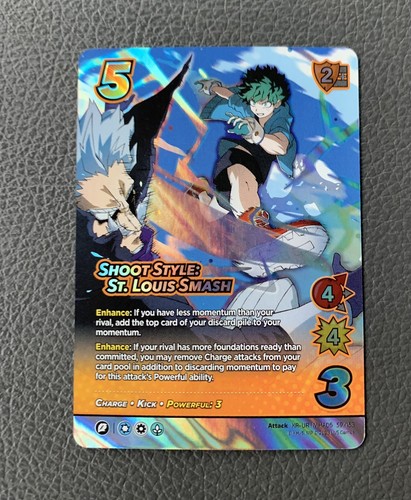 Shoot Style: St. Louis Smash XR-UR 59/153- UniVersus: My Hero Academia ...