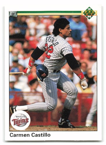 Carmen Castillo 1990 Upper Deck BASEBALL #281 Minnesota Twins | eBay