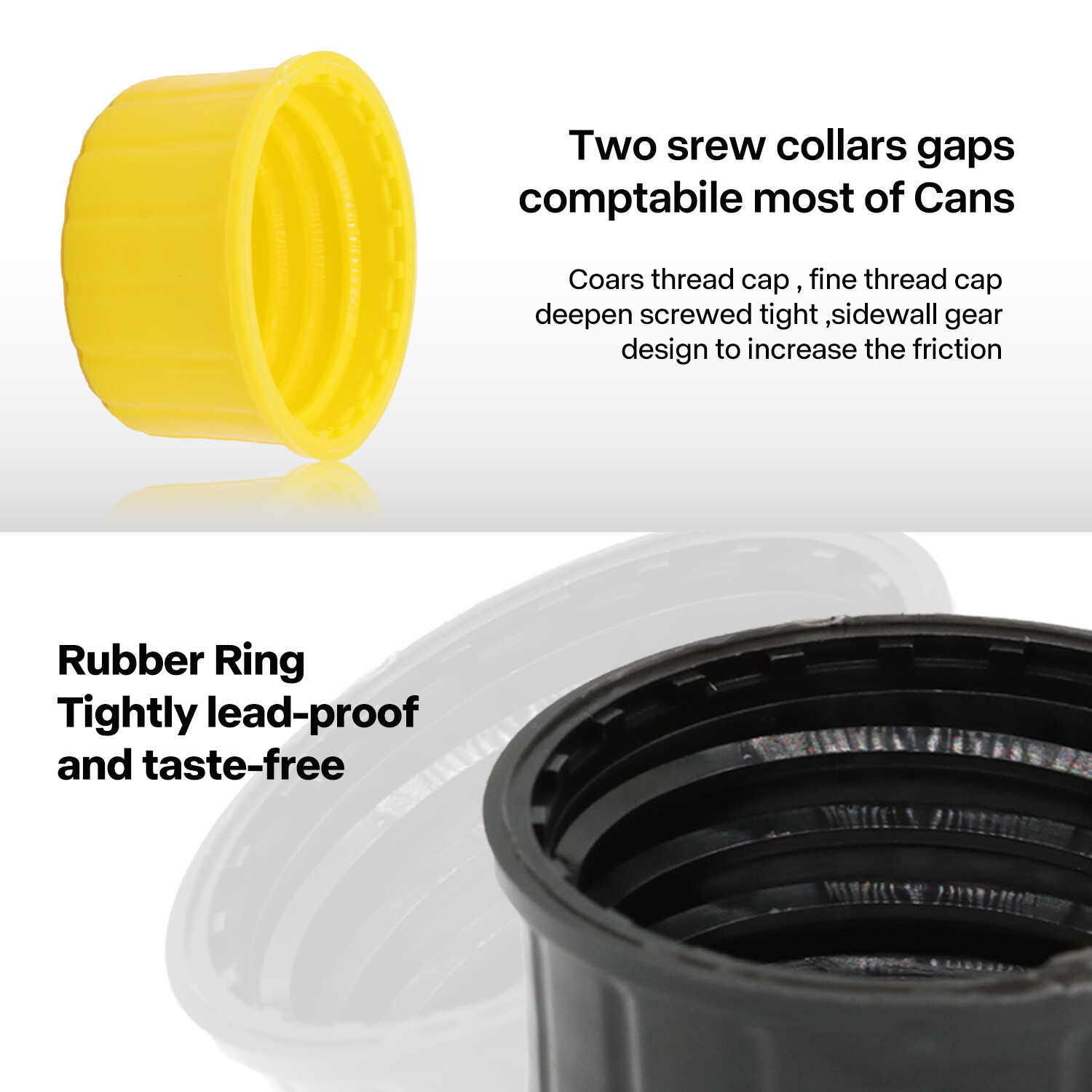 Pack of Five Gas Can Spouts with Caps and Gaskets Included For Wedco ...