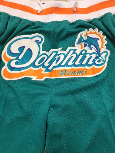Hip Hop for Miami Dolphins Stitched pants Football Basketball Shorts ...