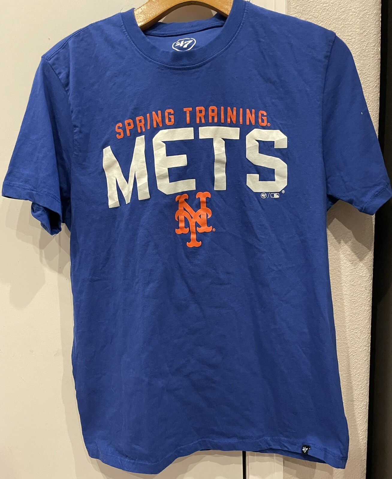 47 Brand New York Mets Spring Training Shirt Blue Men’s Small | eBay