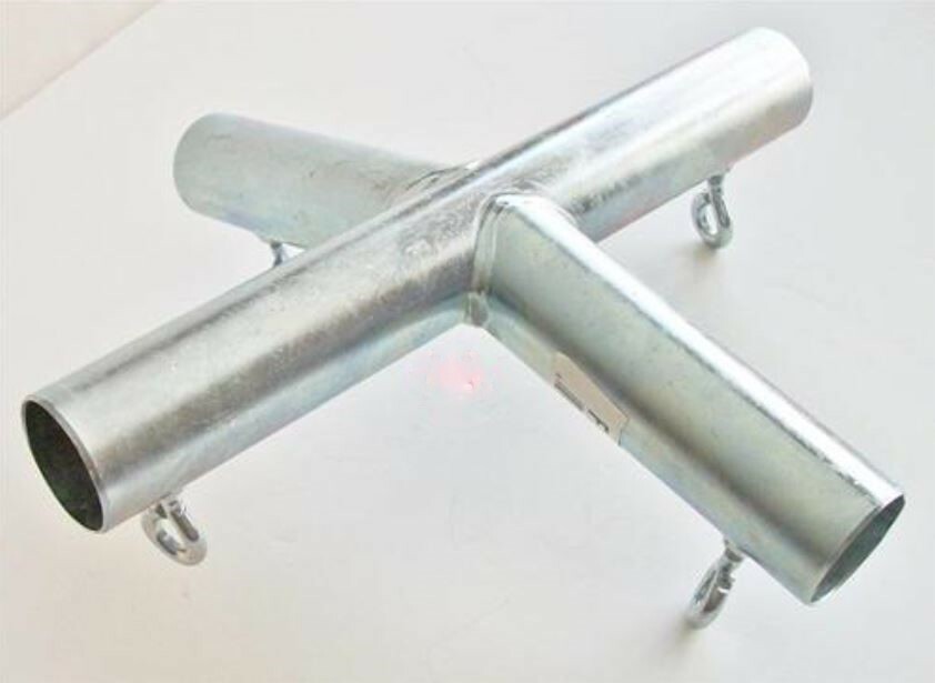 4 Way Top Center Low Peak Down Angle Canopy Fitting Carport (FW4L) 1 5/ ...