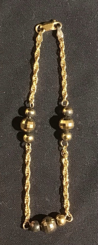 MILOR Made In ITALY 925 Sterling Rope Chain Gold Accent Necklace ...