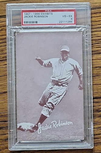 JACKIE ROBISON 1947 Exhibits Rookie Gorgeous PSA 4 Woefully Underpriced ...
