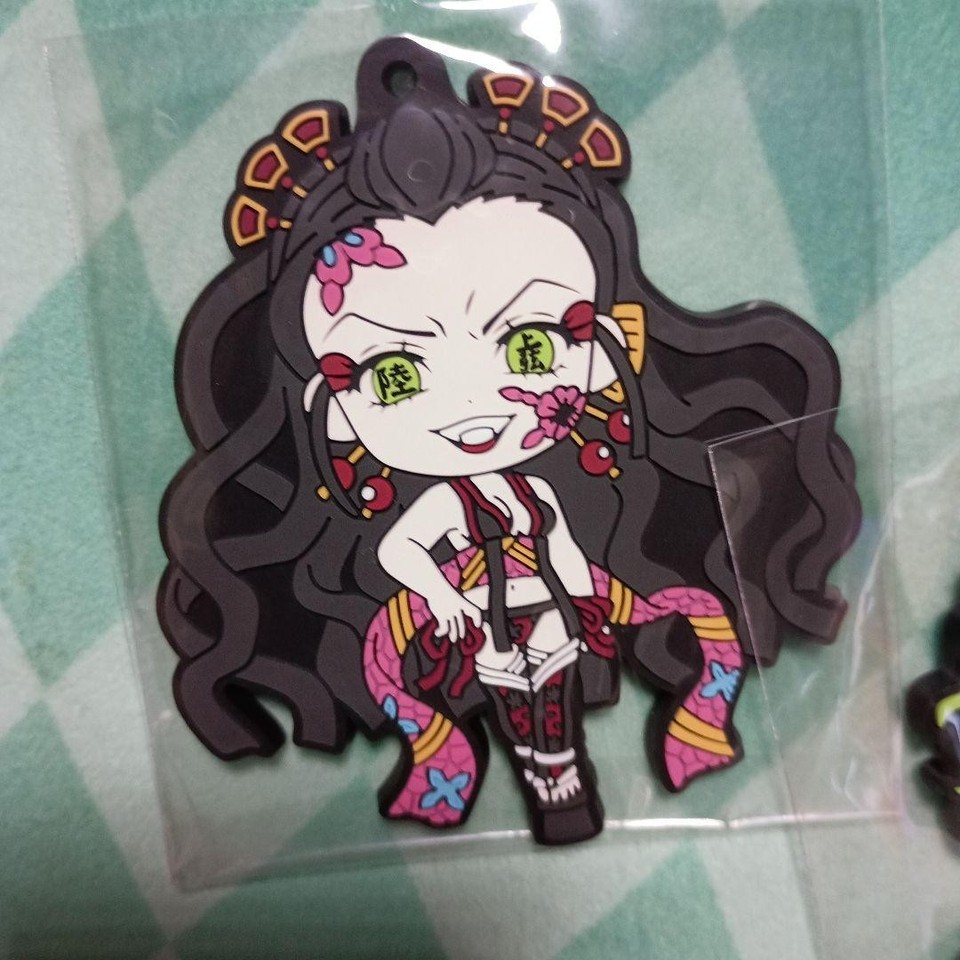 Demon Slayer Daki Gyutaro Rubber Keychain | eBay