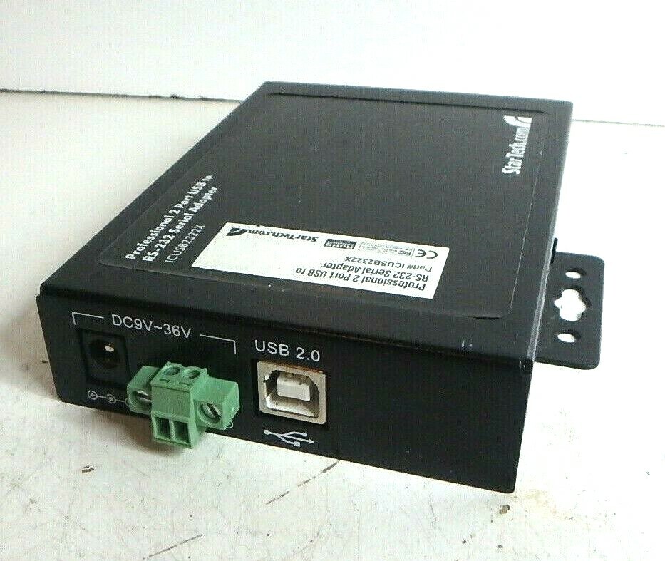 StarTech USB Serial Adapter Hub - COM Retention - Serial - 2 Ports ...