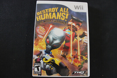 Destroy All Humans Big Willy Unleashed Nintendo Wii 2008 CIB ...