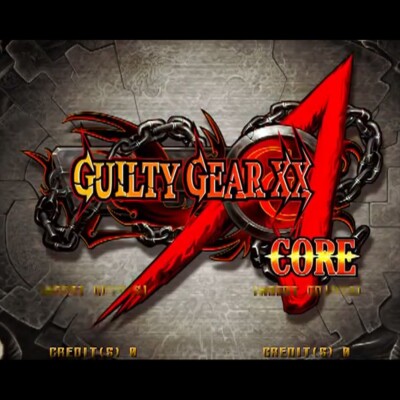 Used Guilty Gear XX Accent Core GD-ROM and Key chip SEGA Sammy Arc ...